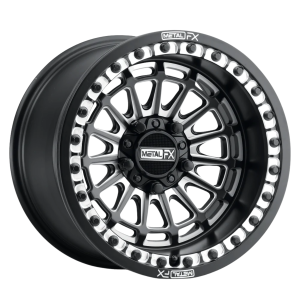 Copy of 5 LUG DELTA R BEADLOCK SATIN BLACK AND CONTRAST CUT